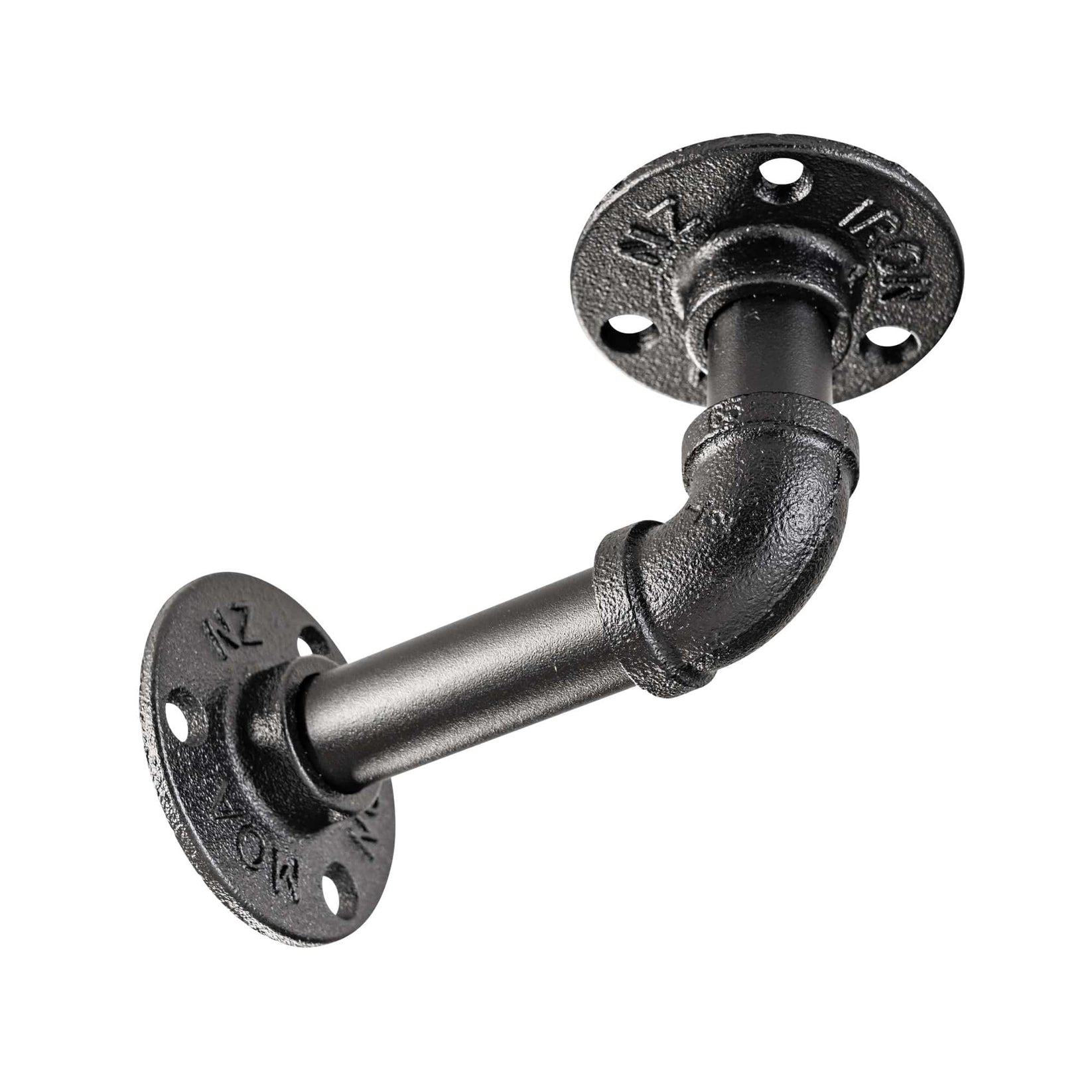 Rustic Pipe Bracket Shelf 80cm – Iron Moa