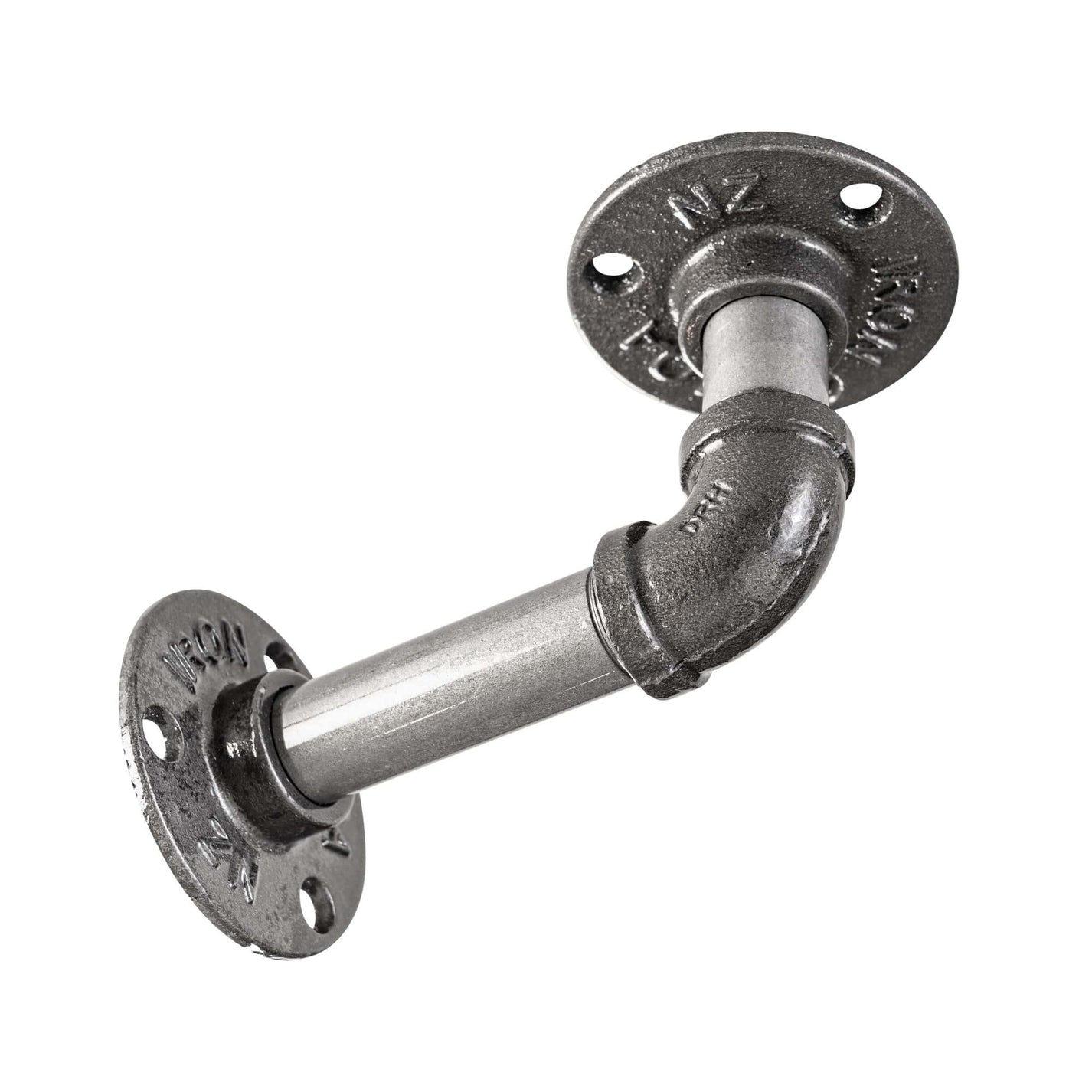 Rustic Pipe Bracket Shelf 80cm – Iron Moa